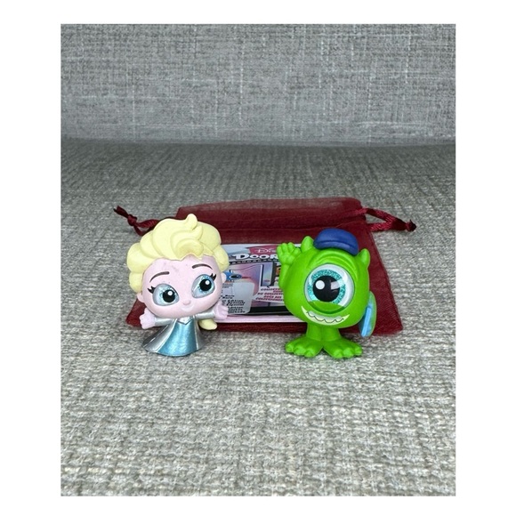 Disney | Toys | Mike Wazowski And Elsa Doorables | Poshmark